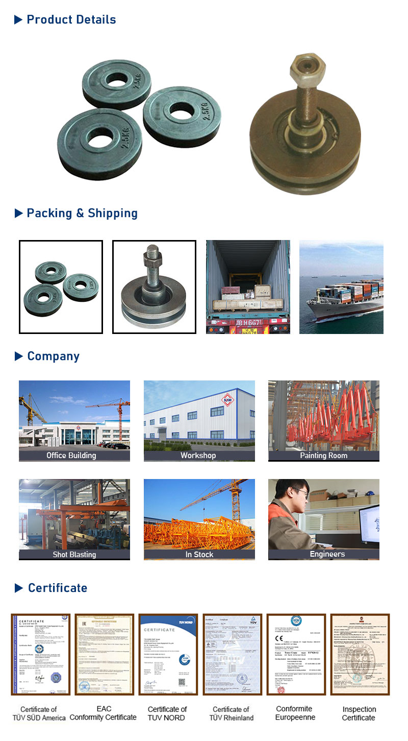 High Qaulity Passenger Hoist Counterweight Wheel - Buy High Quality ...