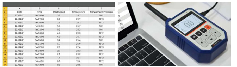Wireless Anemometer for Mobile Crane Engineering Construction Machinery